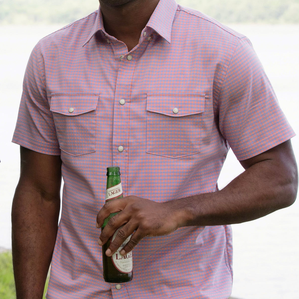 Rambler EZ Care Pearl Snap Short Sleeve Shirt – Snaps Clothing