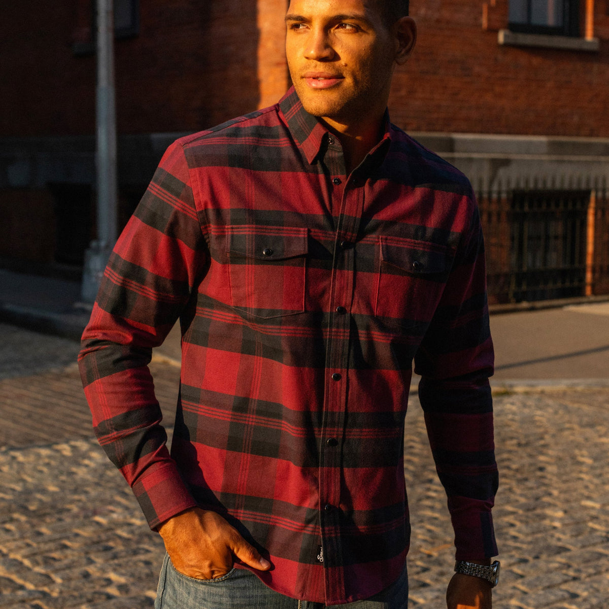 Rambler Flannel Pearl Snap Long Sleeve Shirt – Snaps Clothing