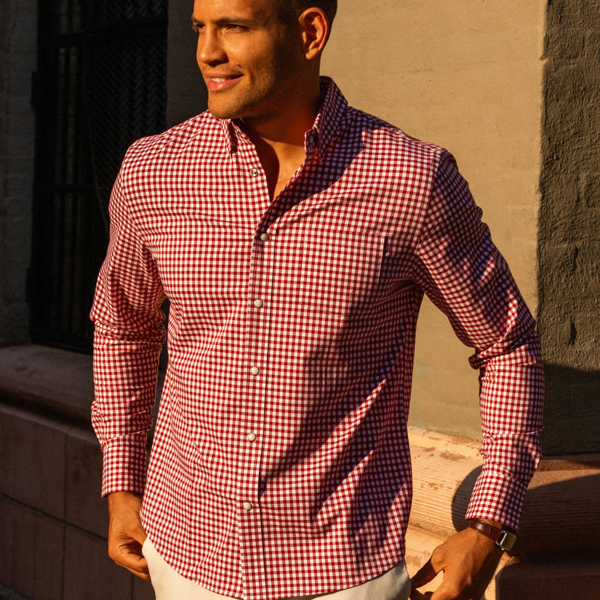 Landry EZ Care Pearl Snap Long Sleeve Shirt – Snaps Clothing