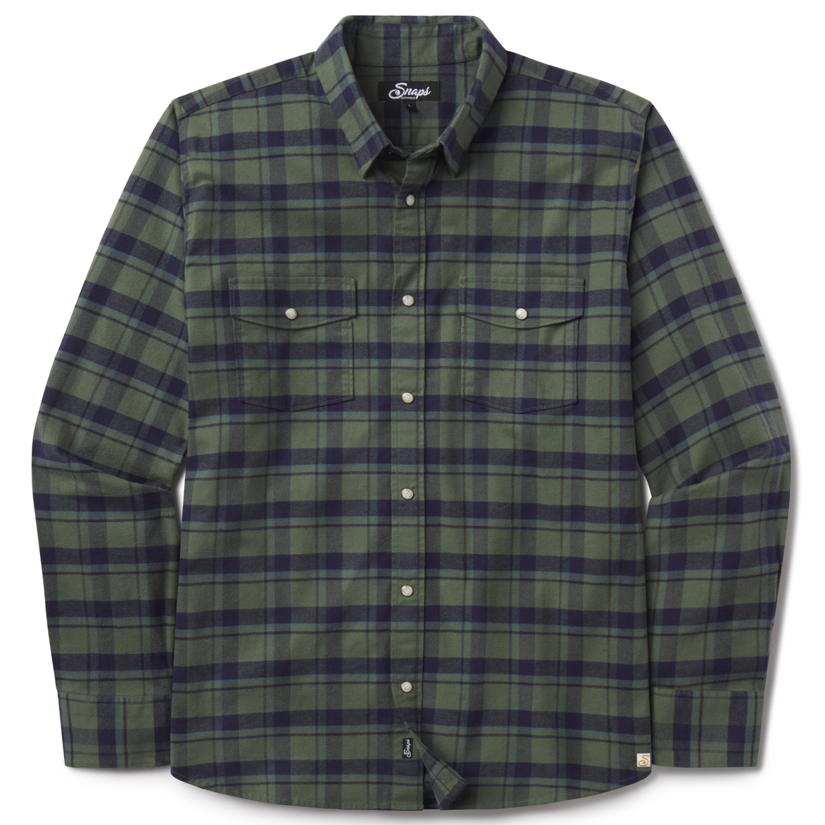Rambler Flannel Pearl Snap Long Sleeve Shirt – Snaps Clothing